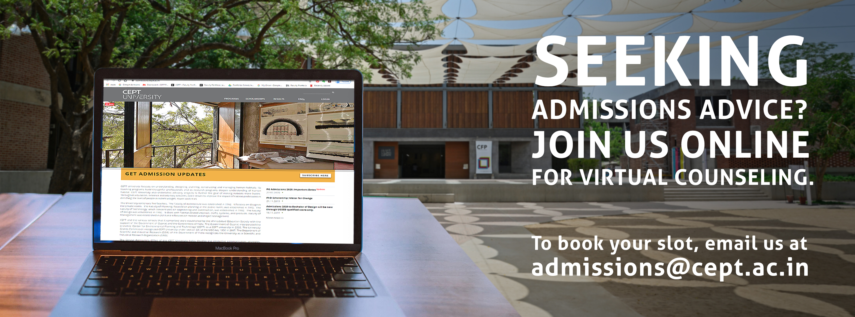 FAQs - CEPT Admissions